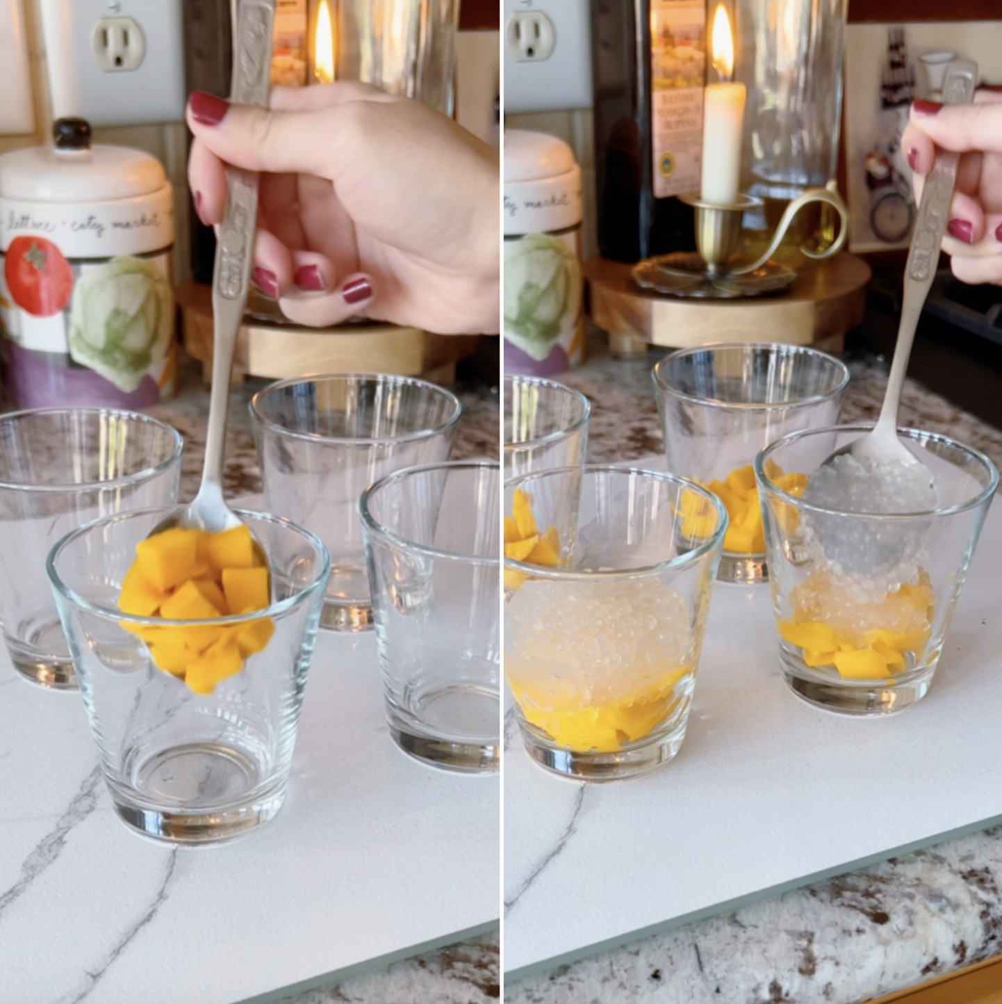 Easy Mango Sago - Cup of Liv Kitchen